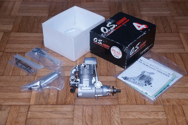 OS MAX FS-48S Surpass 4-Stroke OHV RC Model Airplane Engine FS48 NIB ...
