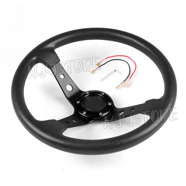 14 INCH 350MM Racing Steering Wheel Deep Corn Dish Sport Drifting ...