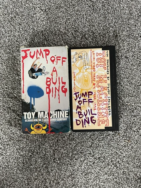 VHS VIDEO TOY Machine Jump Off a Building #4 *Rare Gatefold Bam Margera ...