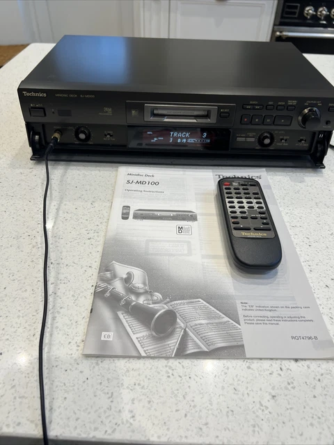 TECHNICS SJ-MD100 MINIDISC Deck, High End Player-Recorder With Remote £ ...