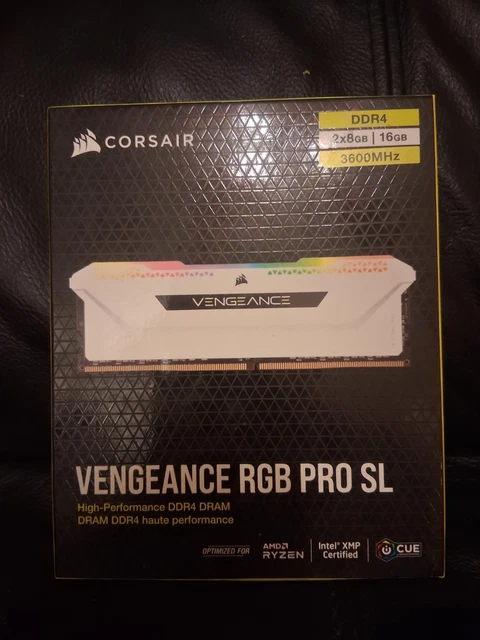 CORSAIR VENGEANCE RGB Pro SL 16GB DDR4-3600 - White £36.96 - PicClick UK
