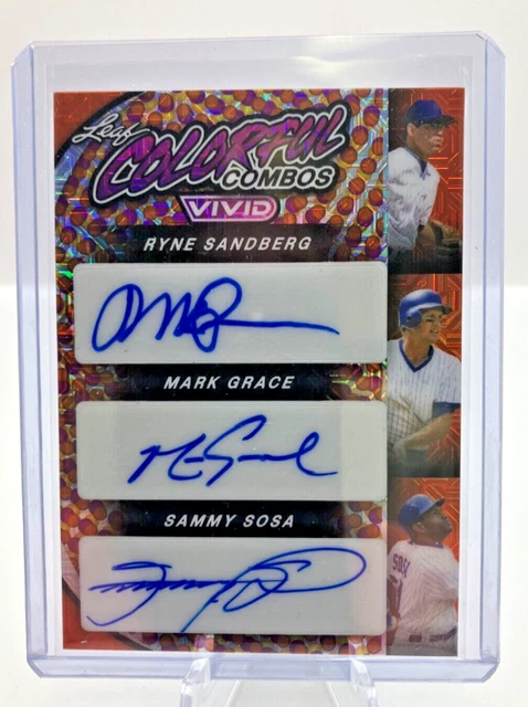 2023 COMBOS COLORÉS feuilles vives SANDBERG/GRACE/SOSA /3 CCT-14 Mojo ...