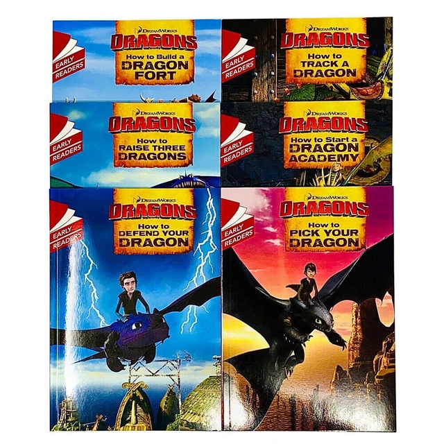 HOW TO TRAIN Your Dragon Dreamworks Colour Early Readers 6 Books ...