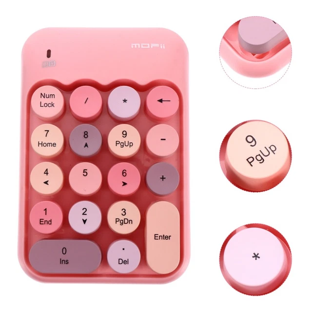 WIRELESS MINI KEYBOARD Numeric for Office Slim Number Pad Computer £22. ...