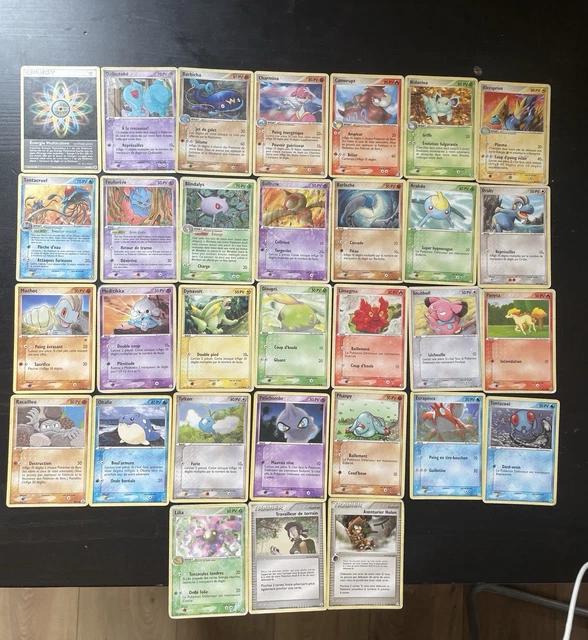 LOT DE 31 Cartes Pokémon Anciennes/Vintage Françaises 1 Rare/11 Unco ...