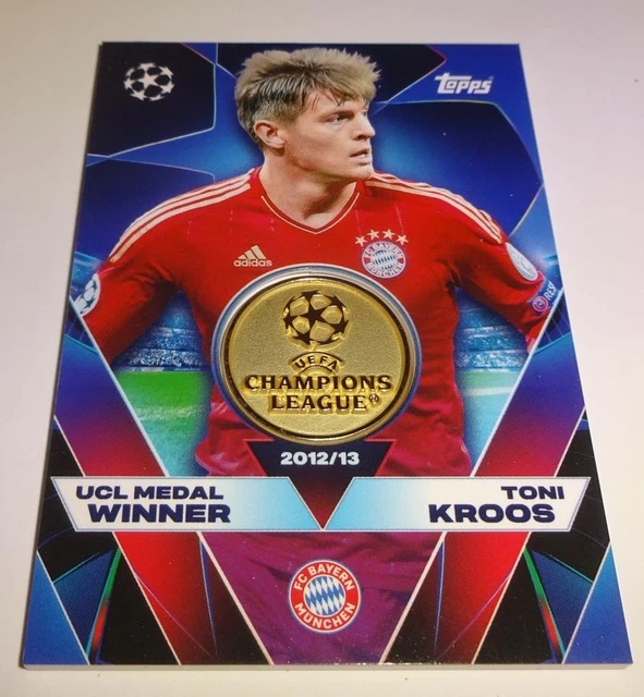 TOPPS MATCH ATTAX 2026 Champions League UCL Medal Winner Toni Kroos ...