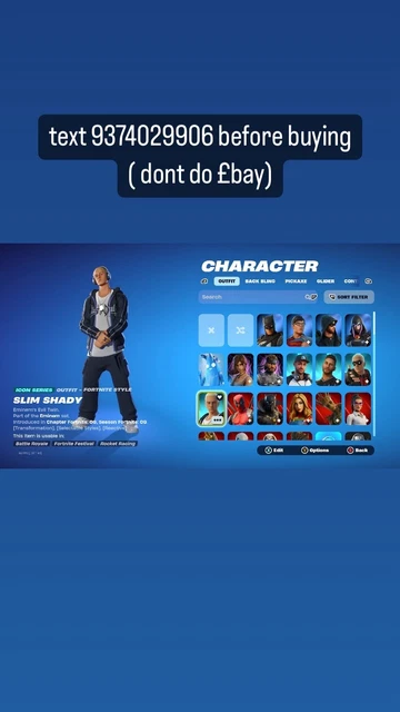 130+ SKIN FN stacked slim shady rick xbox pc ps4 (DESCRIPTION BEFORE ...