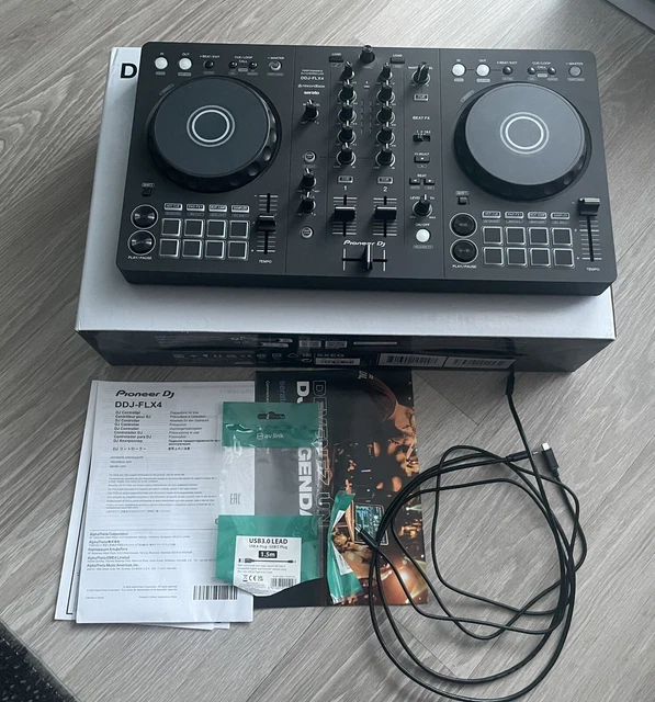 PIONEER DDJ-FLX 4 2-Channel DJ Controller - Black £210.00 - PicClick UK