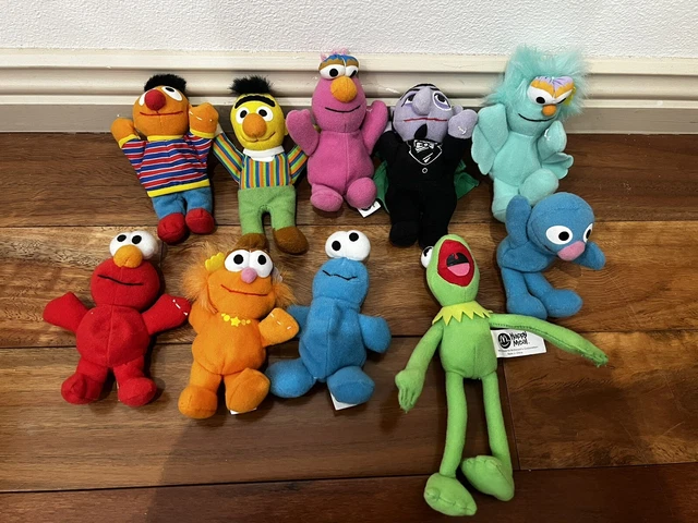 MCDONALD'S HAPPY MEAL Toys 2002 Sesame Street Mini Bean Pals Plush ...