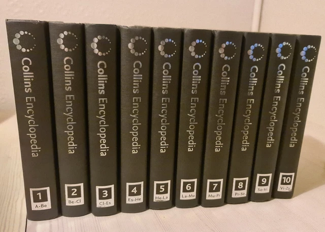 COLLINS ENCYCLOPEDIA COLLECTION: The definitive reference - 10 volumes ...