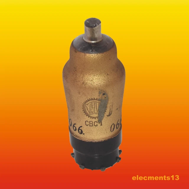 CBC1 VALVO DOUBLE Diode-Triode Vacuum Tube Used = Tcbc1 Dt1336 13V1 ...