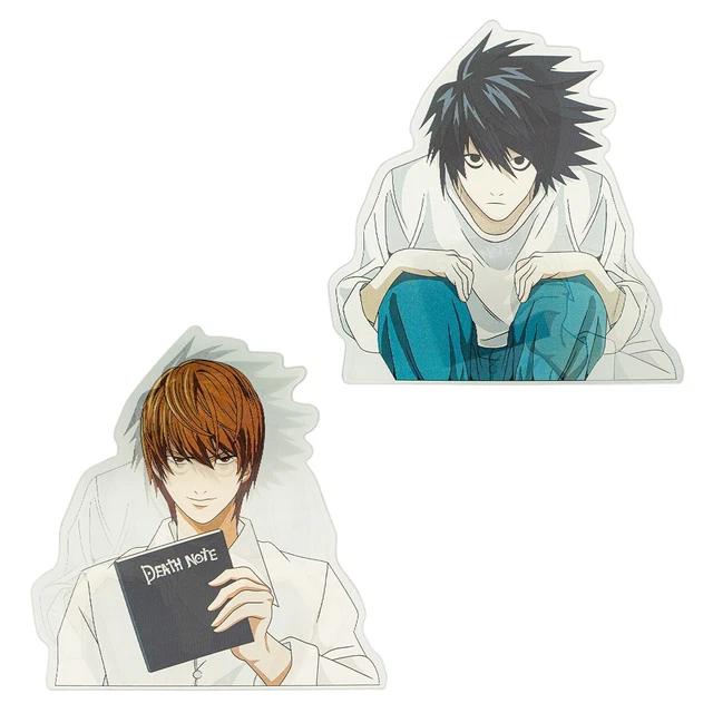 DEATH NOTE L Lawliet and Light Yagami Anime Manga Decal Sticker Car ...