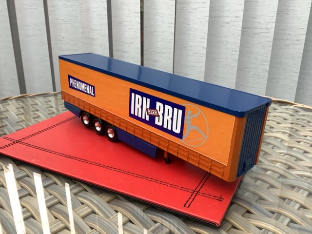 CORGI MODEL TRUCK 1:50 scale - CODE 3 IRON BRU CURTAINSIDE TRAILER £18. ...