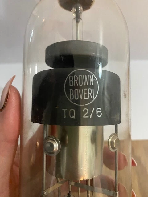 BBC BROWN BOVERI TQ2/6 Thyratron Valve Original Box Original Foam ...