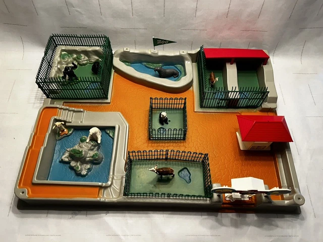 VINTAGE 1976 BRITAINS LTD Model Zoo Playset CAT #4712 w/ box near ...