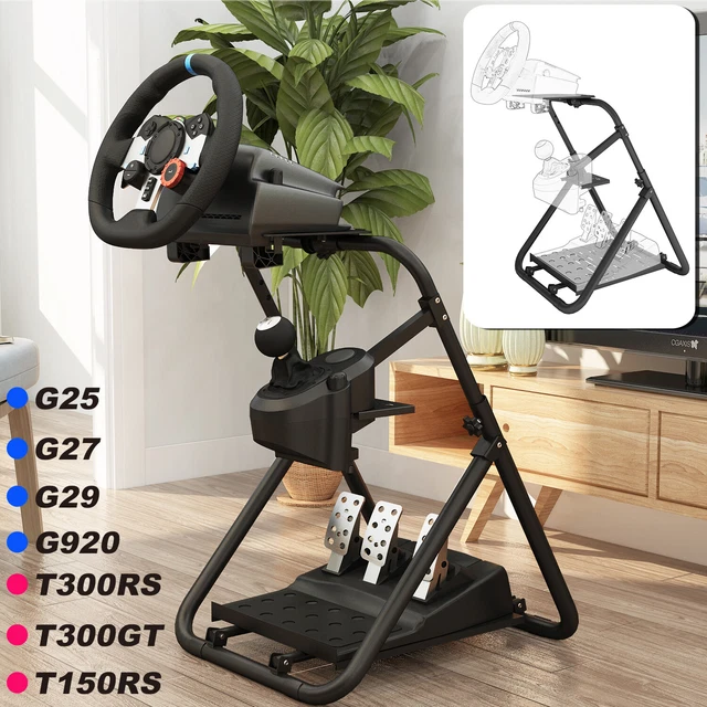 RACING SIMULATOR STEERING Wheel Foldable Stand fr Logitech G920,G27,G29 ...