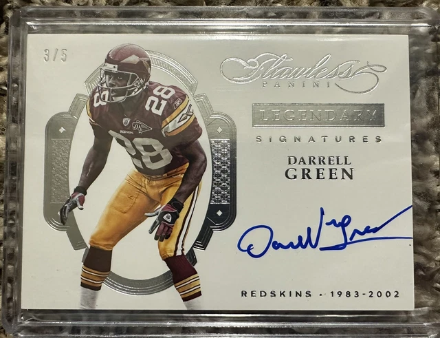 2016 SIGNATURES LÉGENDAIRES de football impeccables Darrell vert ...