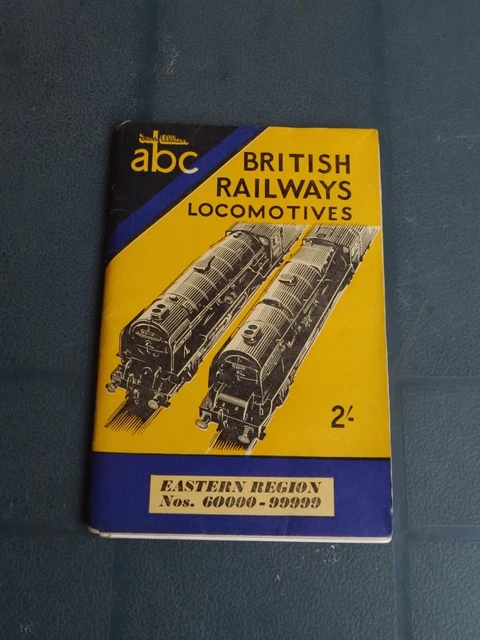 IAN ALLAN ABC BR Eastern Region Railway Locomotives Steam Book 1953 £1. ...
