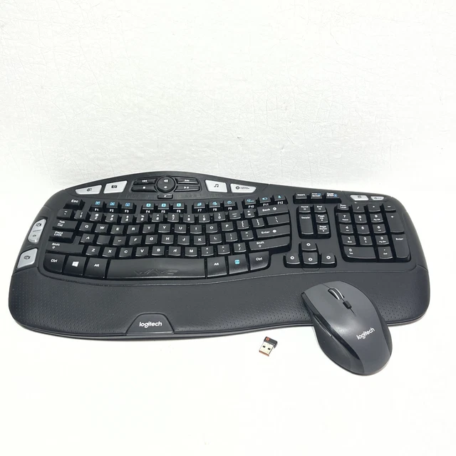 LOT OF 20 Logitech Unifying Wireless Keyboard K350 & Mouse Tested NO ...