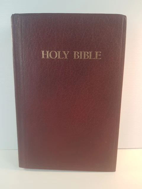 HOLY BIBLE KJV The New Open Bible The Study Edition Burgundy Gold ...