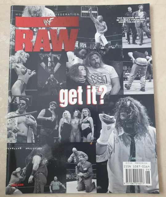 WWF WWE RAW Magazine June 1999 Wrestling £9.99 - PicClick UK