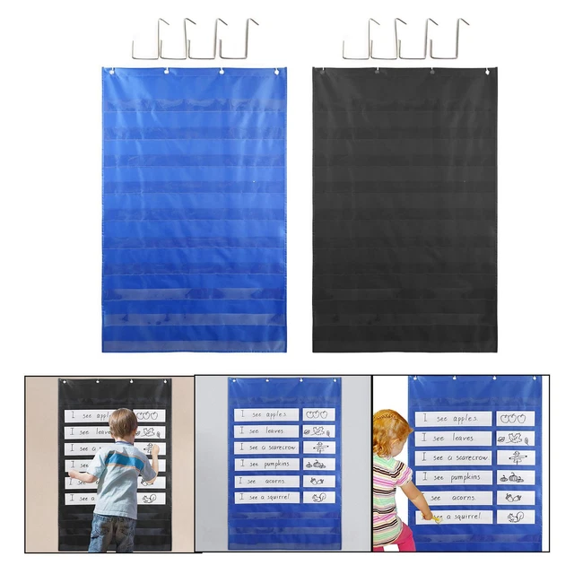 WORD SENTENCE POCKET Charts, Learning Materials, Classroom Chart ...