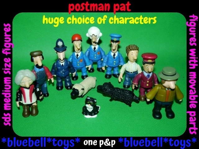 POSTMAN PAT FIGURES SDS - PAT_ALF_TED_AJ_GOGGINS_BEN_JESS_PC SELBY ...