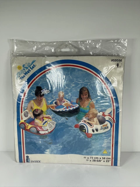 VINTAGE INTEX 59586 The Wet Set Inflatable Kid Floatie Blowup Shoe Swim ...