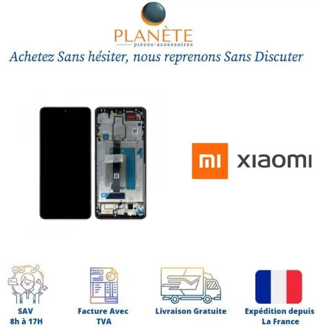 ORIGINAL ECRAN LCD et Vitre Tactile Titanium avec Châssis pour Xiaomi Poco F6 5G EUR 129,99 ...