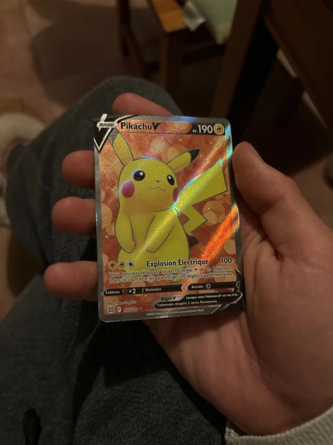 CARTE POKEMON Pikachu V 157/172 Full Art-stars Étincelantes EUR 1,00 ...