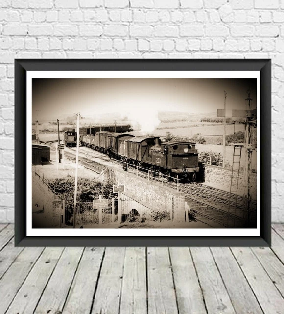 BERE ALSTON RAILWAY STATION, DEVON. 1935 Loco; 203 SEPIA VIGNETTE PHOTO ...