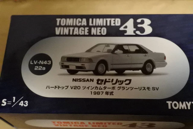 TOMICA LIMITED VINTAGE Neo43Lv-N43-22A Nissan Cedric Hardtop V20 Twin Cam Turbo EUR 122,74 ...