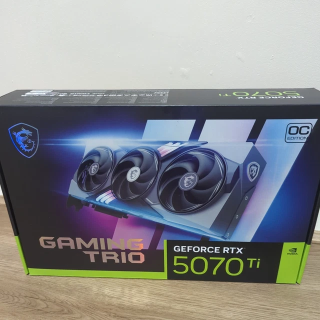 MSI GEFORCE RTX 5070 Ti 16G GAMING TRIO OC Plus | IN HAND | NEXT DAY SHIPPING £1,076.70 ...