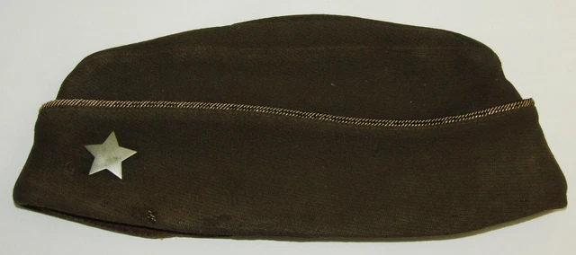 RARE! WW2 PERIOD U.S. Army/USAAF Overseas Cap For Brigadier General ...