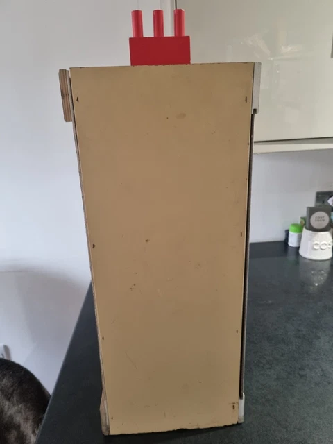 LARGE RARE VINTAGE dolls house, 70s with some furniture and a figure ...