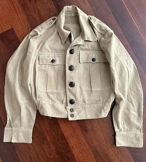 NAMED WW2 RAAF Battledress Jacket Royal Australian Air Force Dated 1944 ...