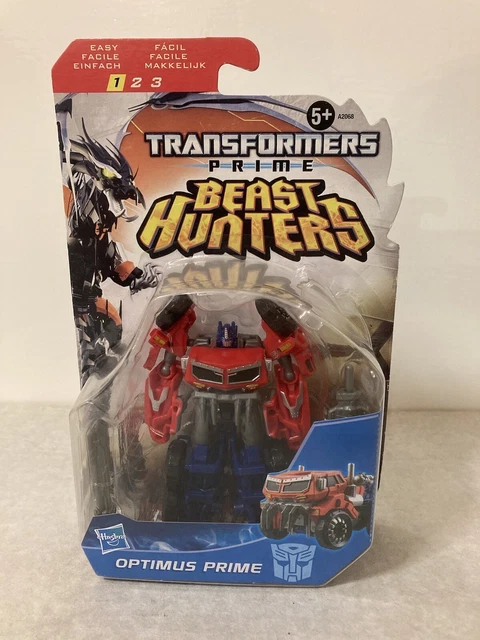 TRANSFORMERS PRIME BEAST Hunters Optimus Prime Cyberverse Commander ...