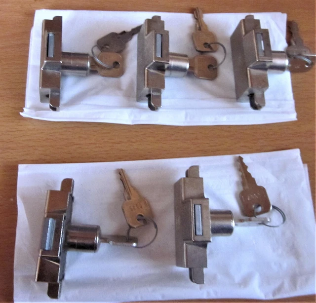 MLM GOLDIN MÖBELSCHLOSS Riegelschloss Zylinderschloss Aufschraubschloss ...