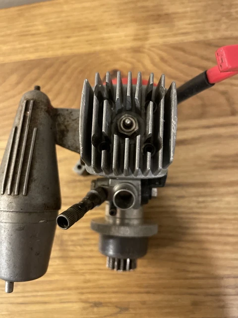 KYOSHO GT NITRO Engine RC Vgc Clean Exhaust Carb Pull Starter Car Buggy ...