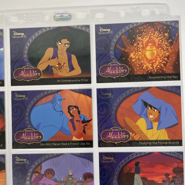DISNEY TREASURES ALADDIN Special Edition Series 3 Complete 10 Card ...