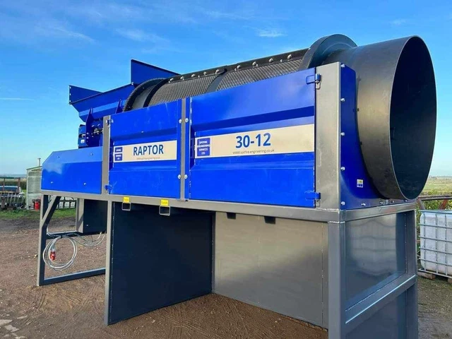 RAPTOR 30-12 TROMMEL screen with infeed hopper £36,295.00 - PicClick UK