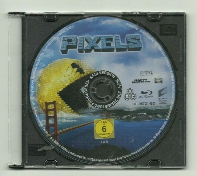 PIXELS (BLU-RAY) ADAM Sandler, Michelle Monaghan, Peter Dinklage, Josh ...