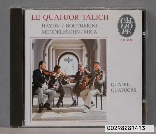 CD. LE QUATUOR Talich. Haydn. Boccherini. Mendelssohn. Mica. Quat EUR 6,00 - PicClick FR