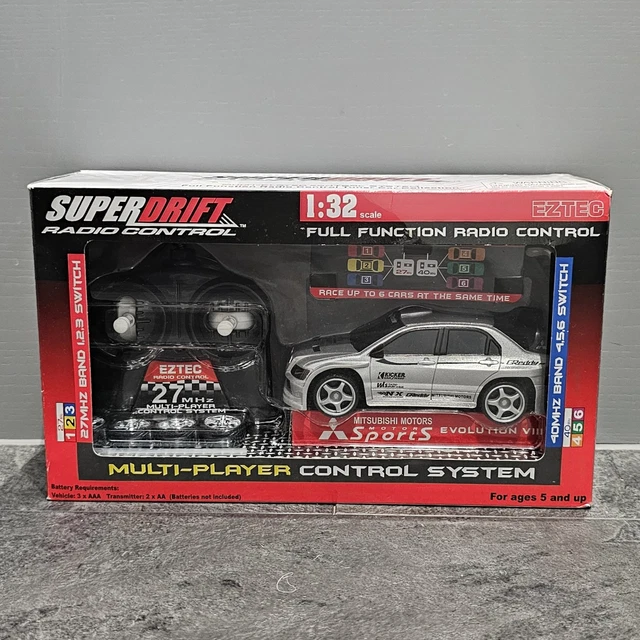 EZTEC SUPERDRIFT MITSUBISHI Lancer Evolution VIII Radio Control 1:32 ...