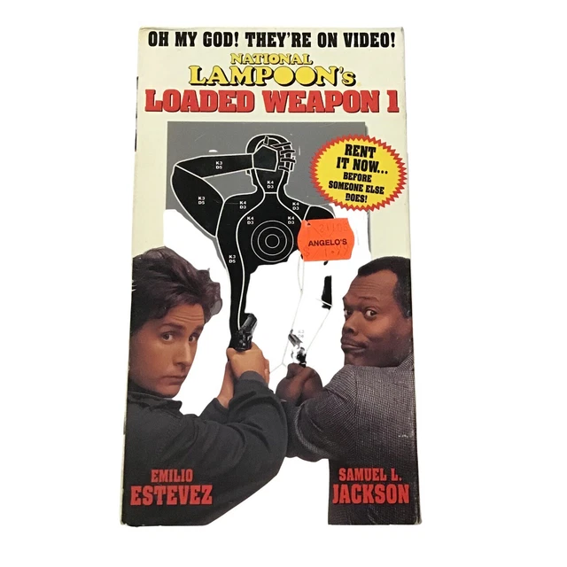 LOADED WEAPON 1 National Lampoon's VHS Emilio Estevez Samuel L. Jackson ...
