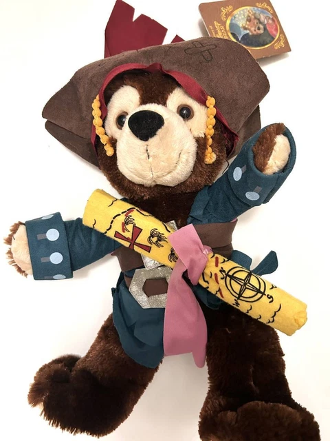 JACK SPARROW DUFFY Pirates of the Caribbean Johnny Depp Disney Bear WDW ...
