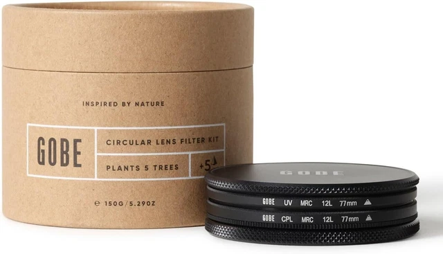 GOBE 77MM UV- Circular Polarizing (CPL) Lens Filter Kit (3Peak ...