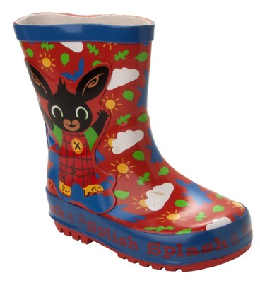 BOYS GIRLS OFFICIAL Cbeebies Bing Bunny Wellies Wellington Boots Kids ...
