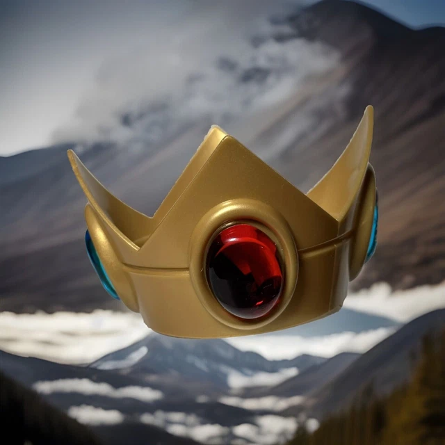 SUPER MARIO BRO Nintendo Princess Peach Crown Jewel Tiara Costume ...