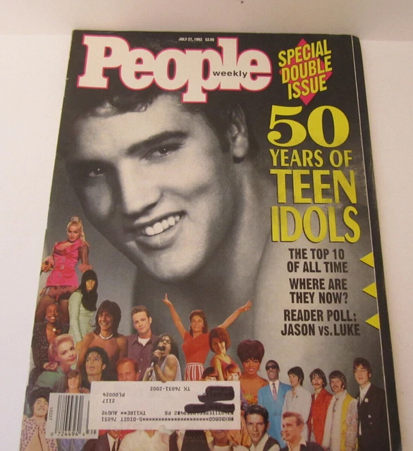 1992 PEOPLE MAGAZINE 50 YEARS OF TEEN IDOLS Special Double Issue Elvis ...